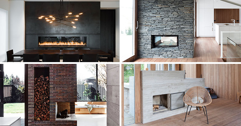 Fireplace Design Idea - 6 Different Materials To Use For A Fireplace ...