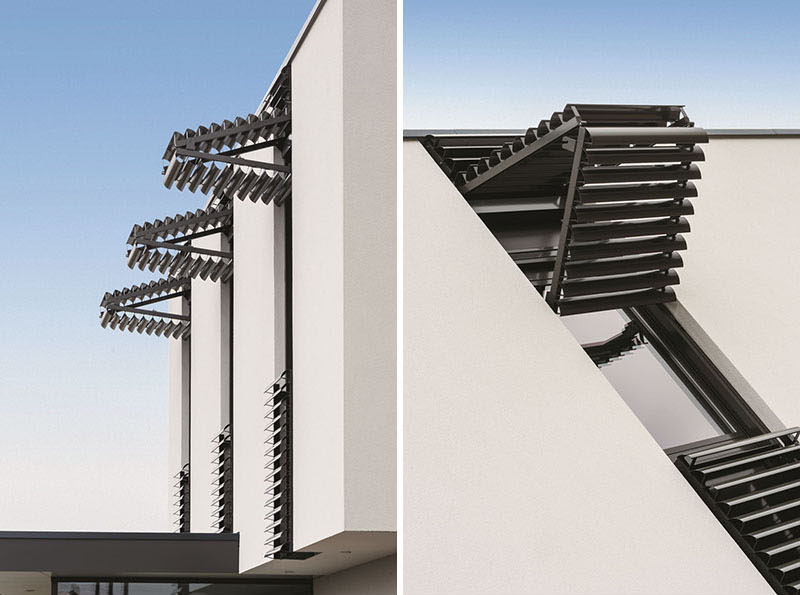 Watch The Folding Shutters On This House Open Vertically