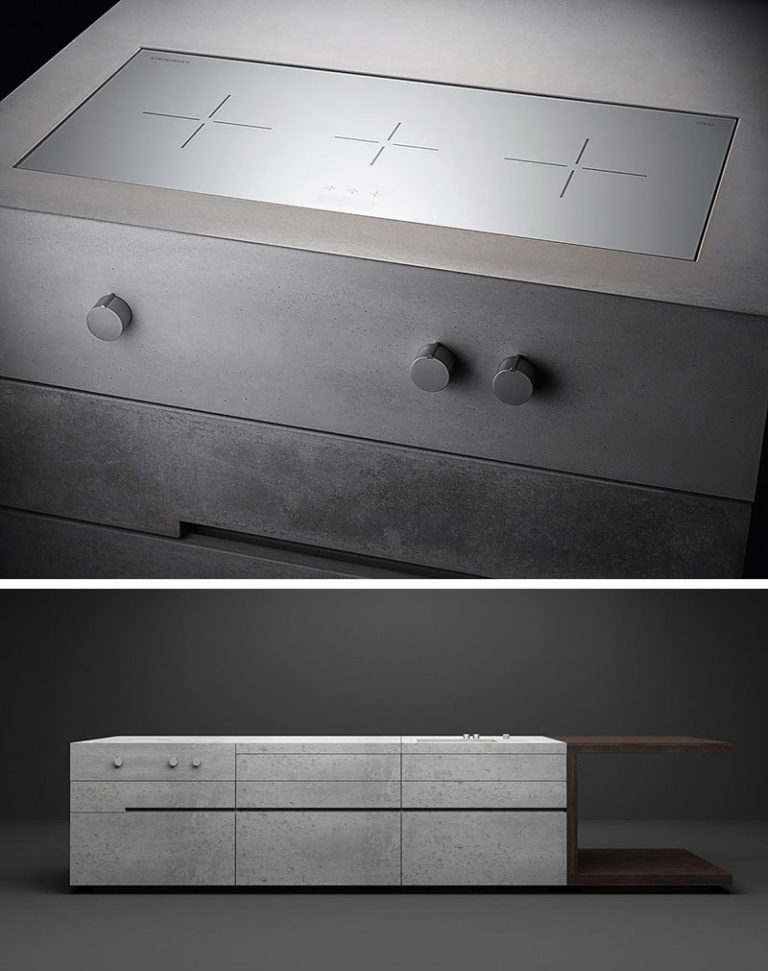 Kitchen Design Idea - Integrated Cooktop Counter
