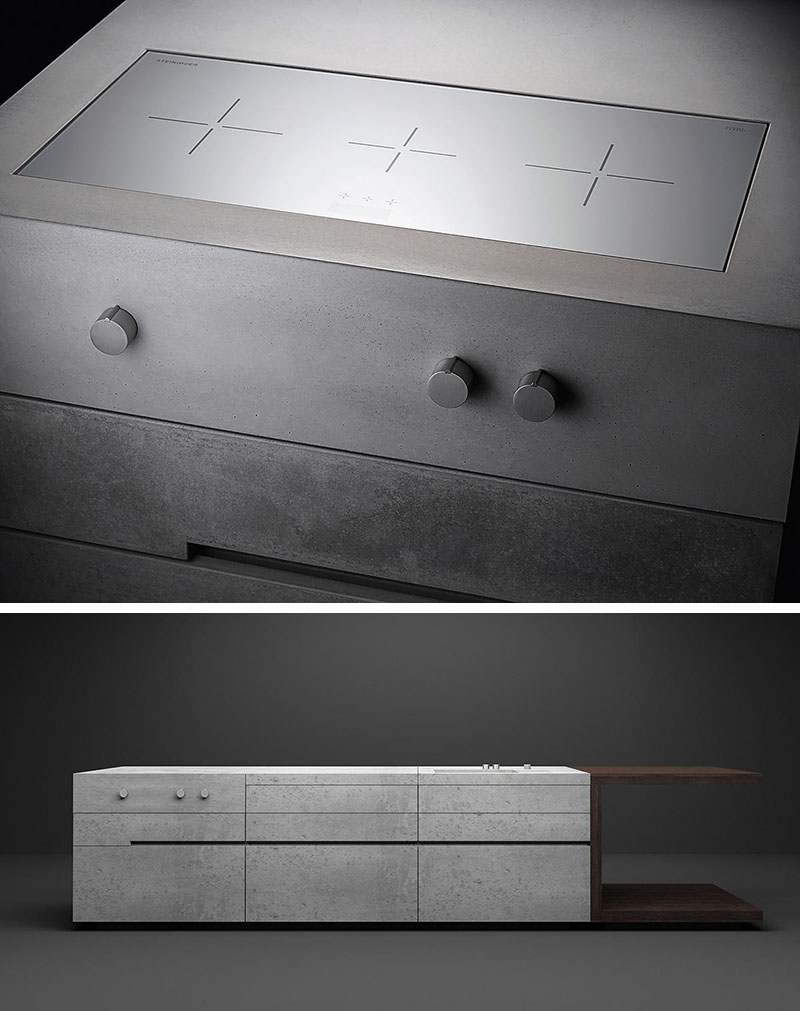 Kitchen Design Idea - Integrated Cooktop Counter
