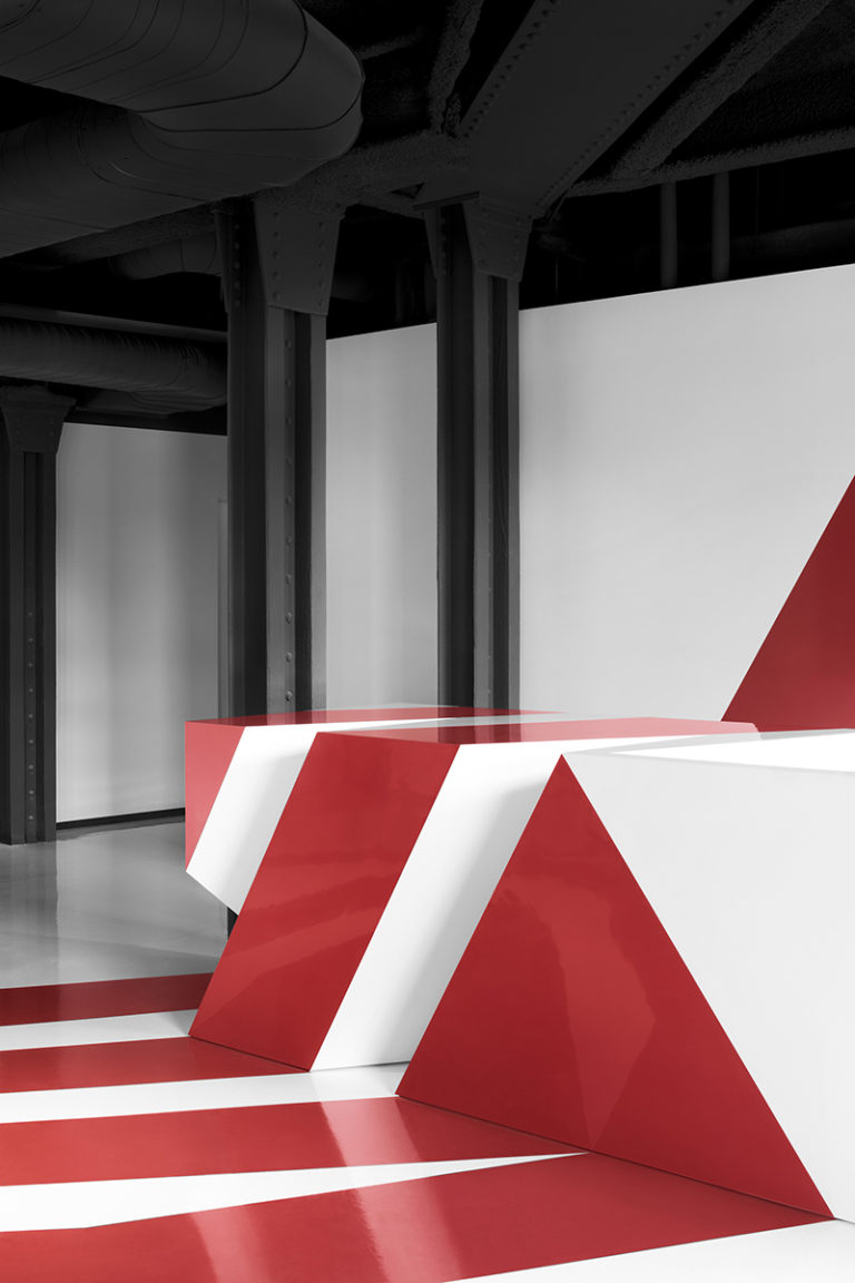 The Front Desk At This Office Has A Logo On It That Can Only Be Seen If ...