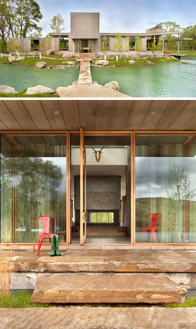 This Riverside House Lives Among The Hills Of Montana