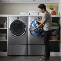 Laundry Room Design Idea - Raise Your Washer And Dryer Up Off The Floor