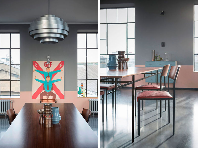 Wall Decor Idea - Use Two Colors Of Paint For A Two-Tone Look