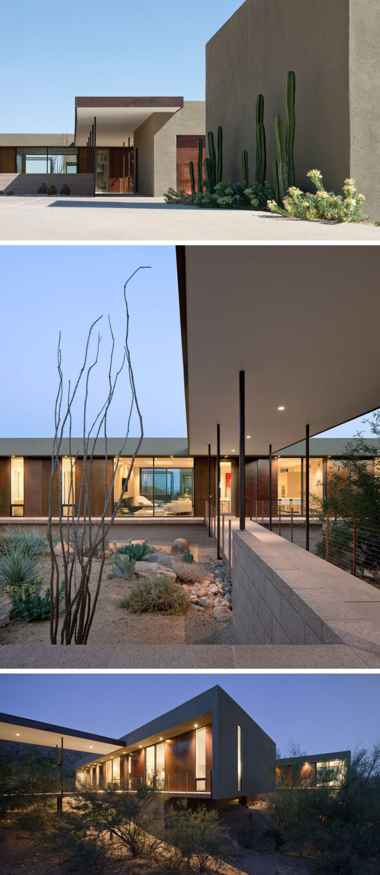 This Contemporary Desert Home Was Designed To Have A Low Impact On The ...