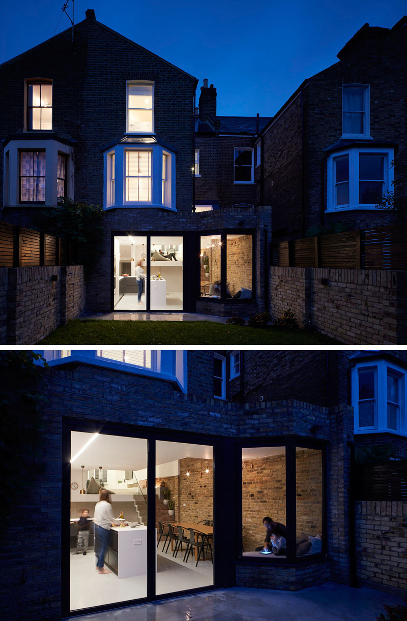 This British Home Has Been Redesigned To Include A Split-Level Interior