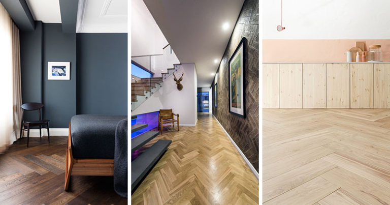 16 Inspirational Examples Of Herringbone Floors