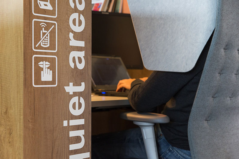Office Design Idea - Create A Designated Quiet Area
