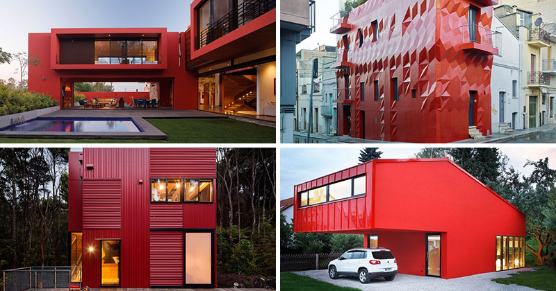 11 Red Houses And Buildings That Aren't Afraid To Make A Statement