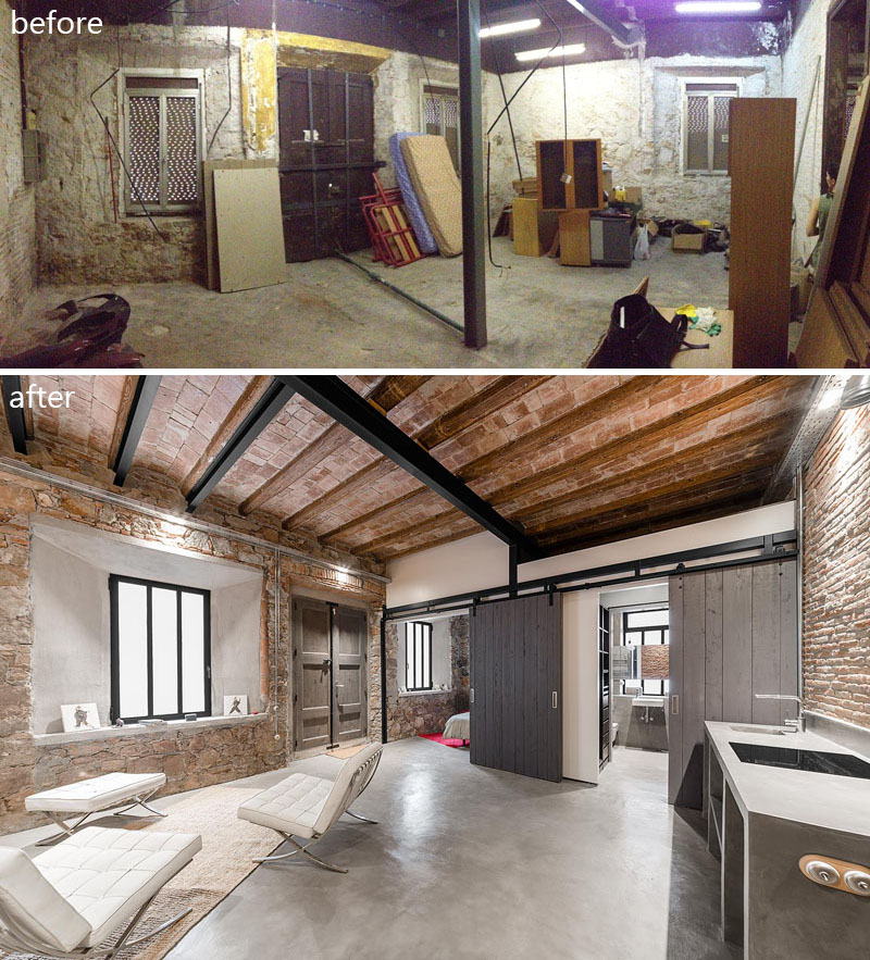 BEFORE and AFTER - This old carpenter’s workshop was converted into a ...