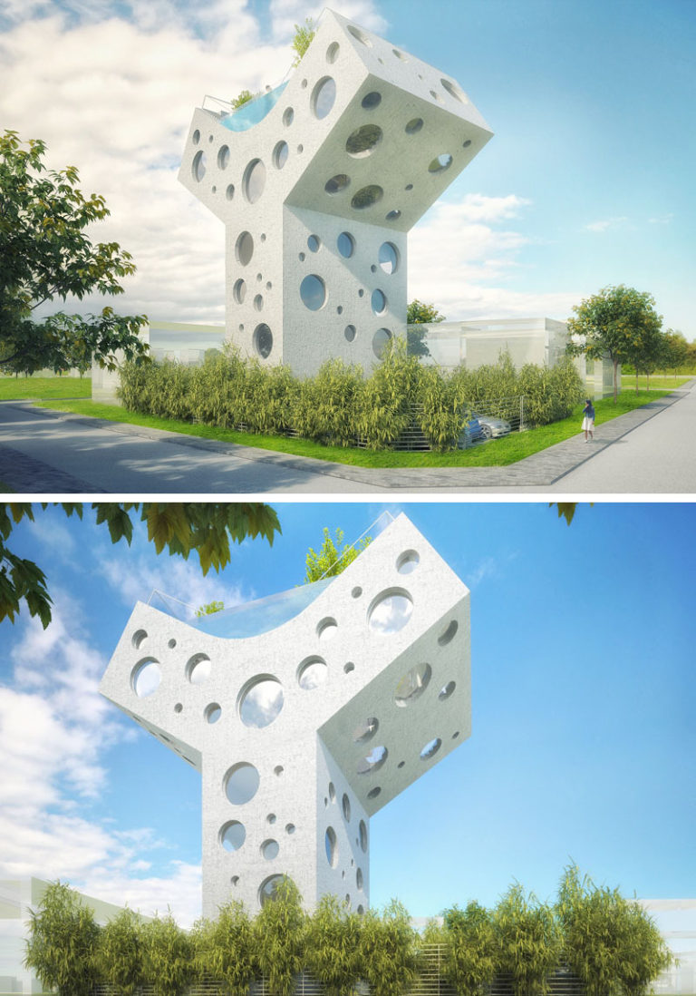 This Y-Shaped House Concept Is A Fun Futuristic Fantasy