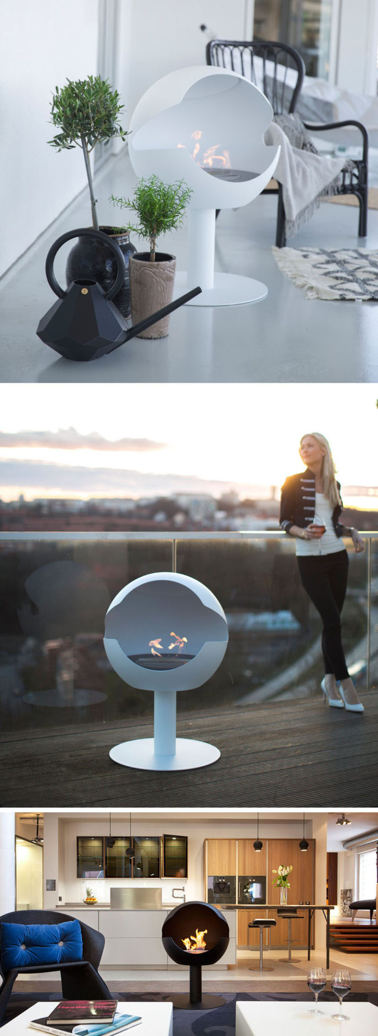 Warm Up Your Life With These 13 Freestanding Fireplace Designs