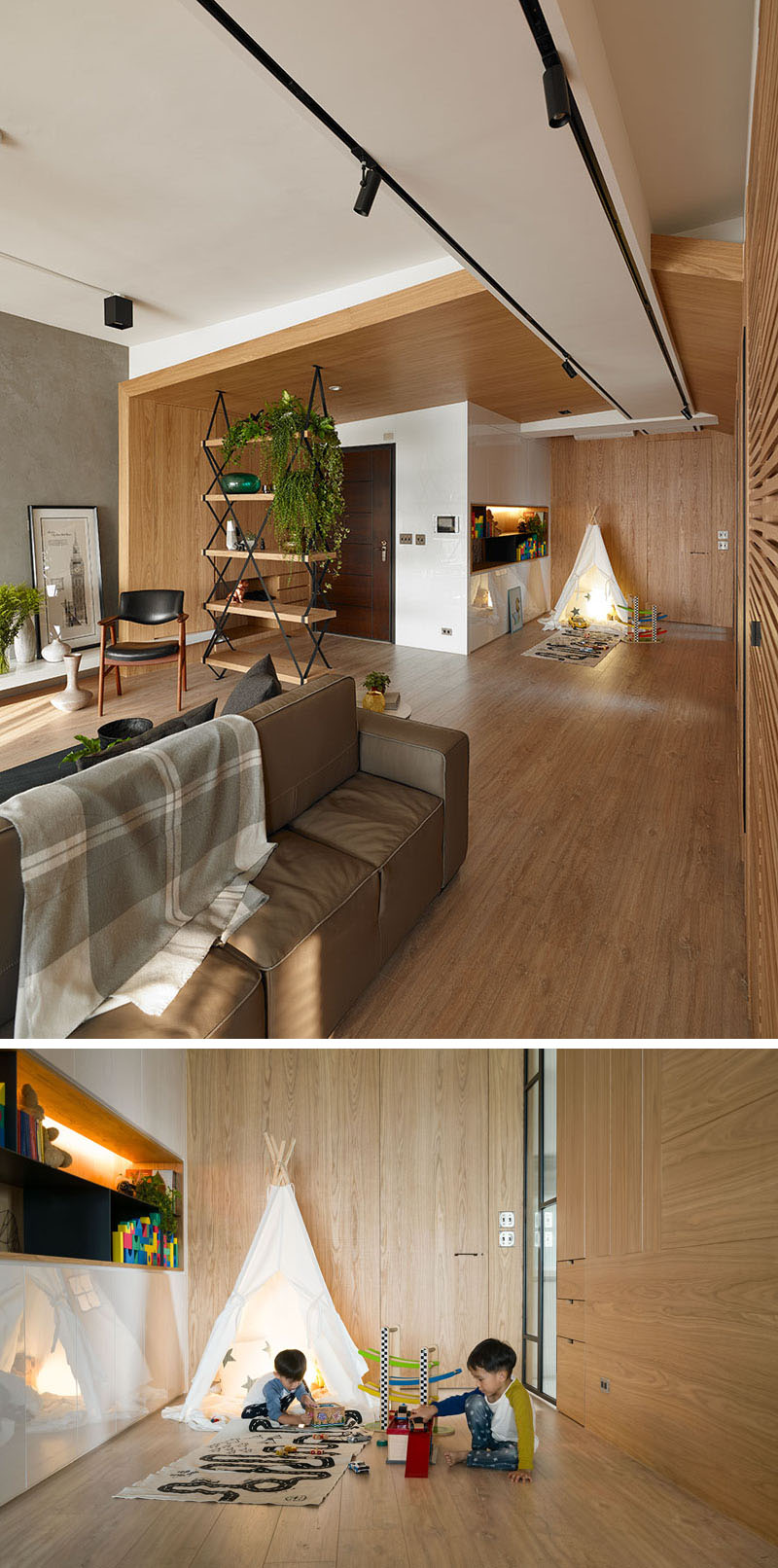 This Family Apartment Has Been Divided Into Zones That All Serve Unique ...