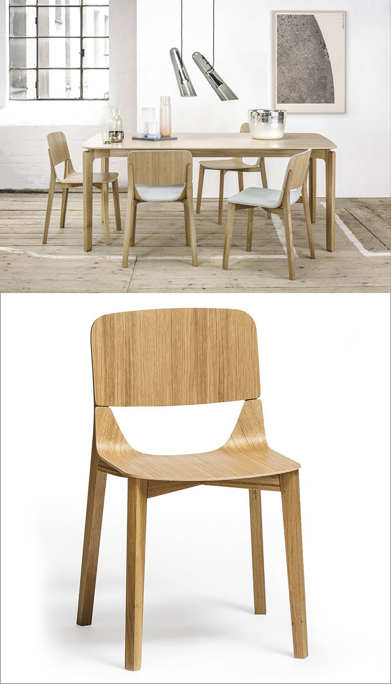 Furniture Ideas - 14 Modern Wood Chairs For Your Dining Room