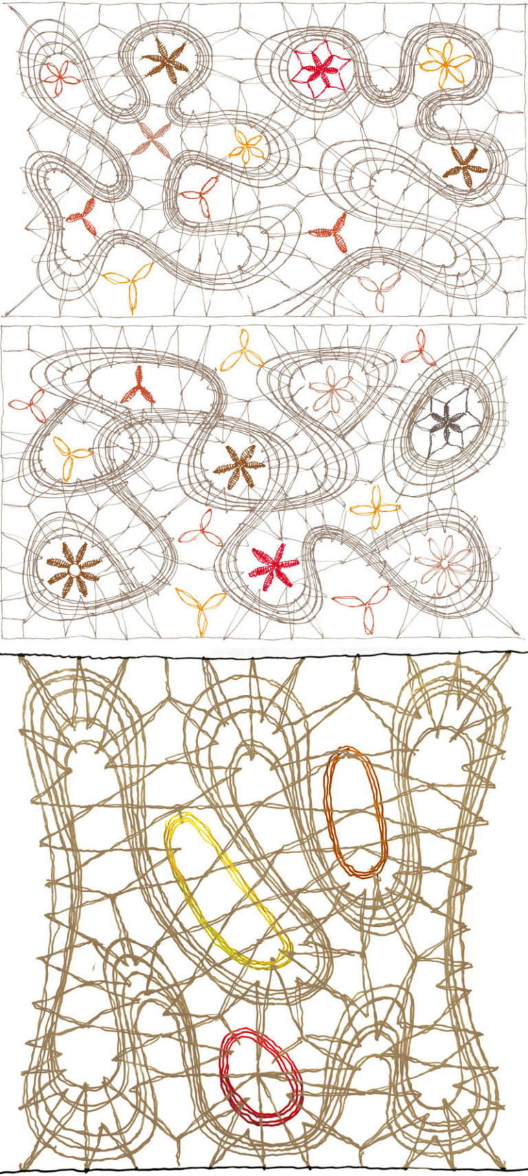 Rope Lace Artwork Covers Meeting Room Windows At Etsy HQ In New York