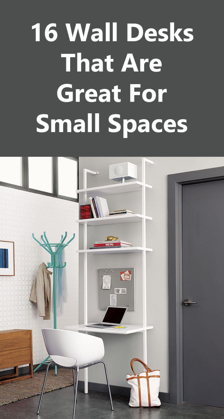 16 Wall Mounted Desk Ideas That Are Great For Small Spaces