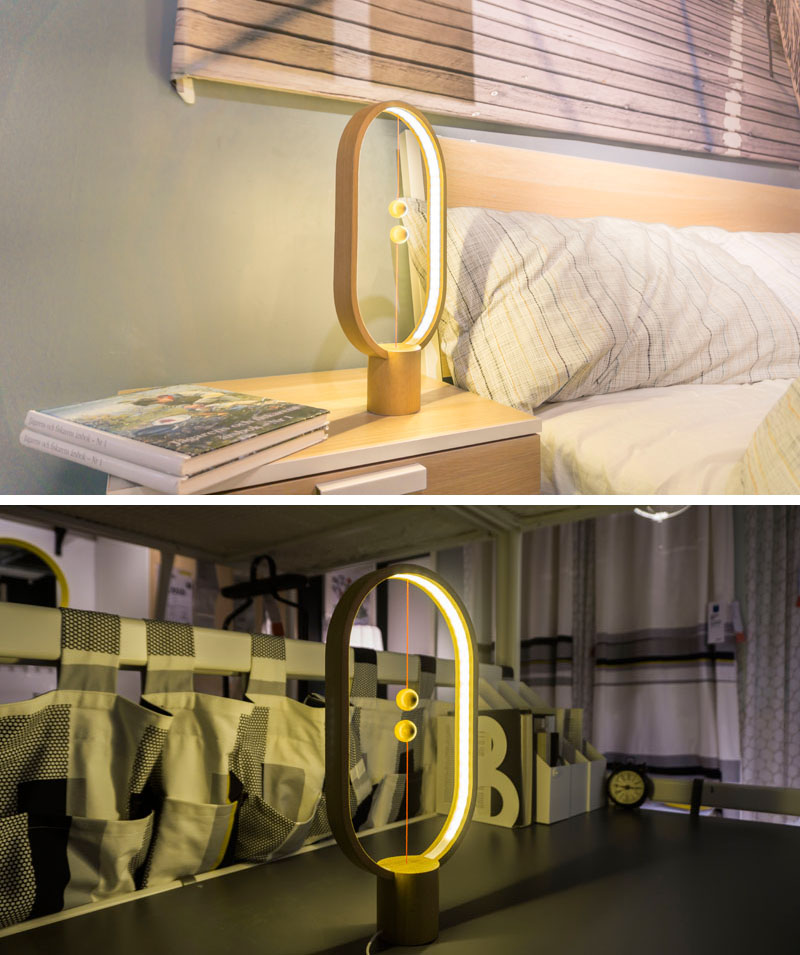 This new lamp has an unconventional way of turning it on and off