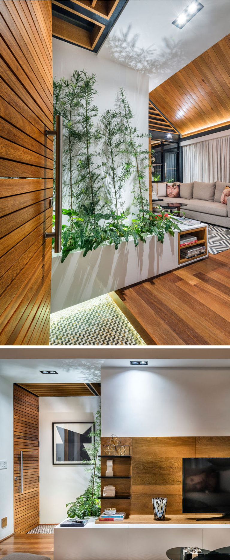 This rooftop has been turned into a living space for a family to relax in