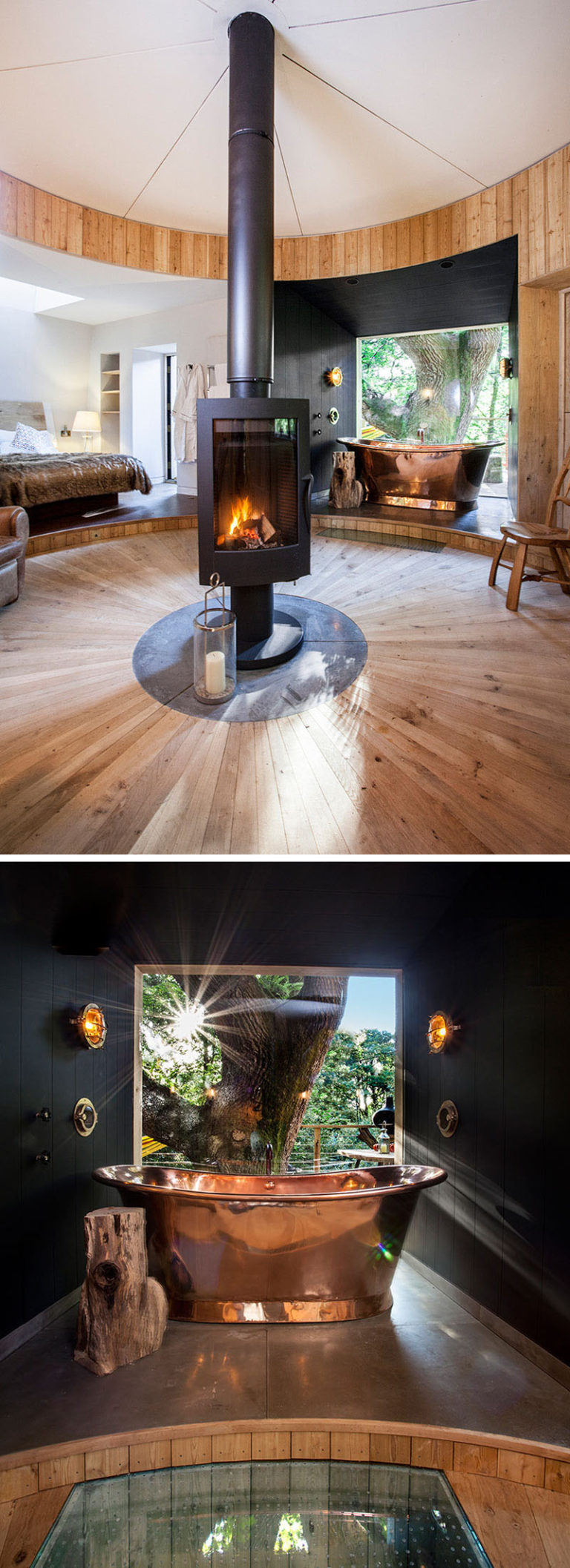 This amazing treehouse hotel was designed for adults on vacation