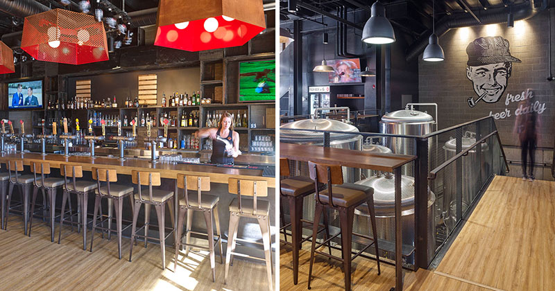 This Restaurant And Brewery Is Full Of Industrial Touches