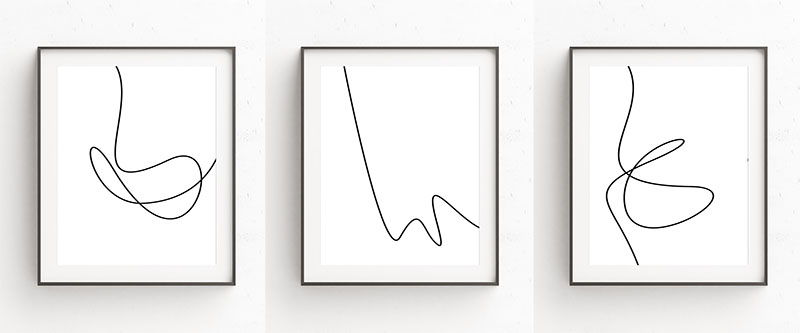 Minimalist Line Art Prints Are A Simple Way To Decorate Your Walls