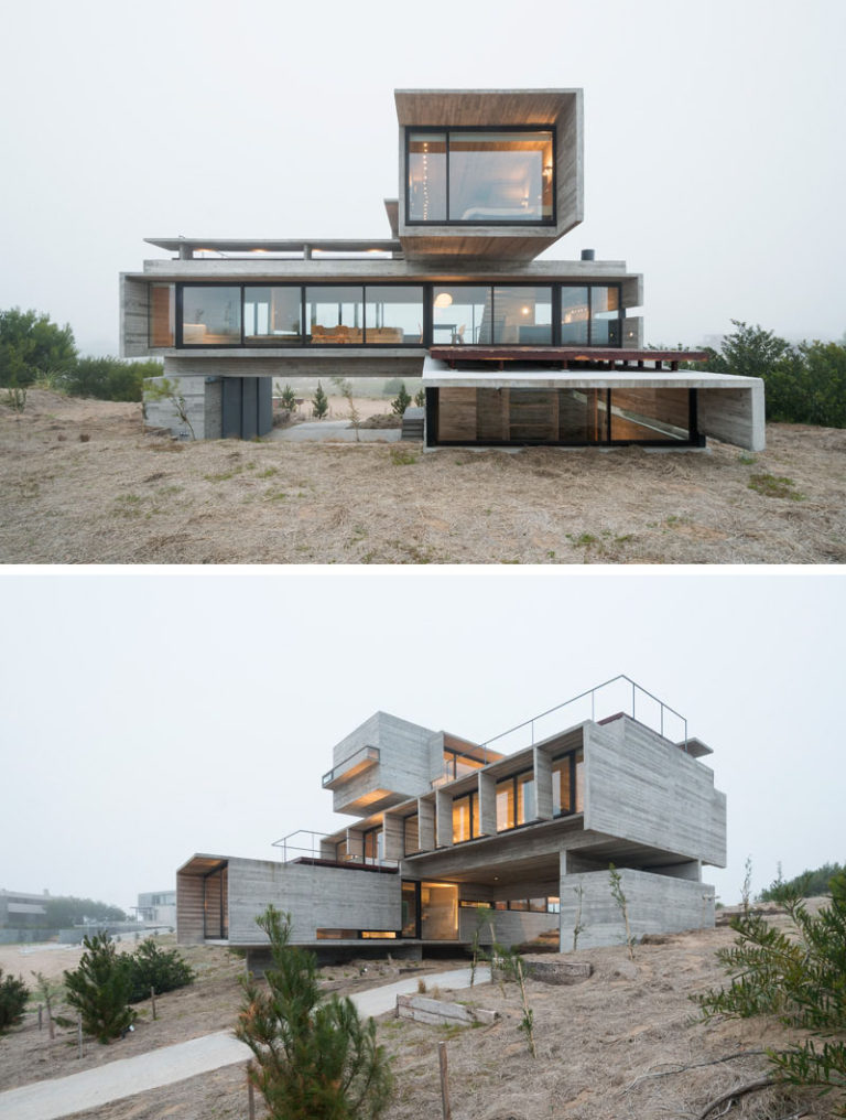 13 Modern House Exteriors Made From Concrete