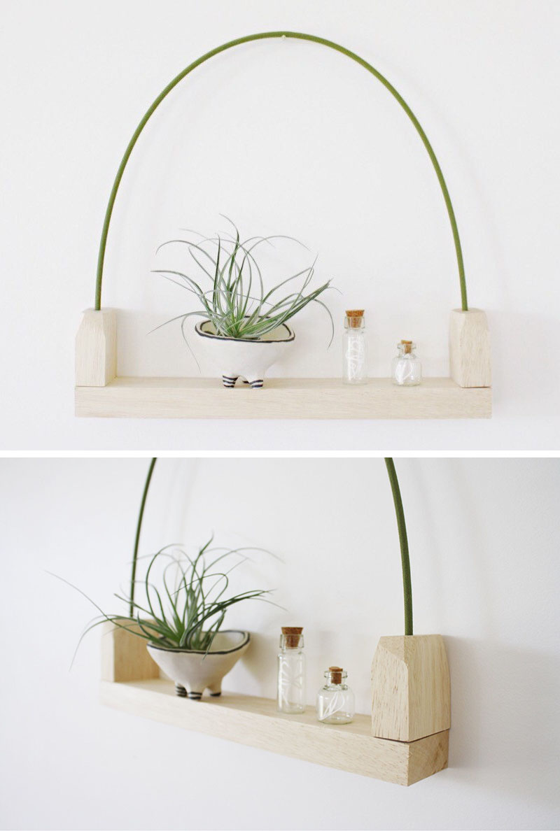 These Small Shelves Hang On Your Wall Just Like A Piece Of Art