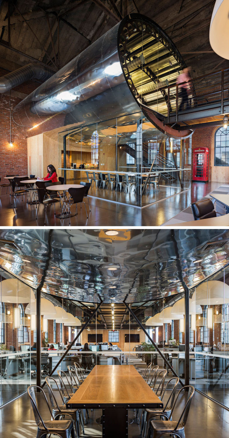 This Office For A Travel Company Has An Airplane Fuselage-Shaped ...