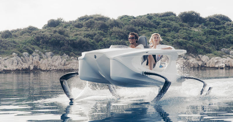 This electric watercraft lifts out of the water and lets you feel like ...