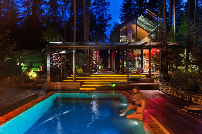 This Private Gym Is Surrounded By A Forest