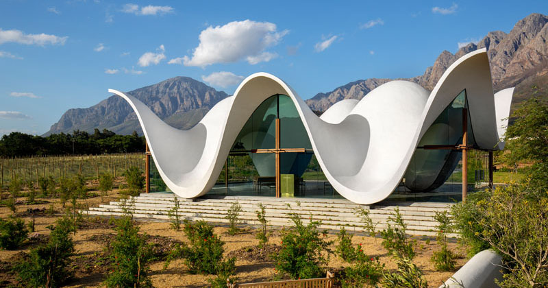 The Sculptural Design Of This Chapel Emulates The Mountains That ...