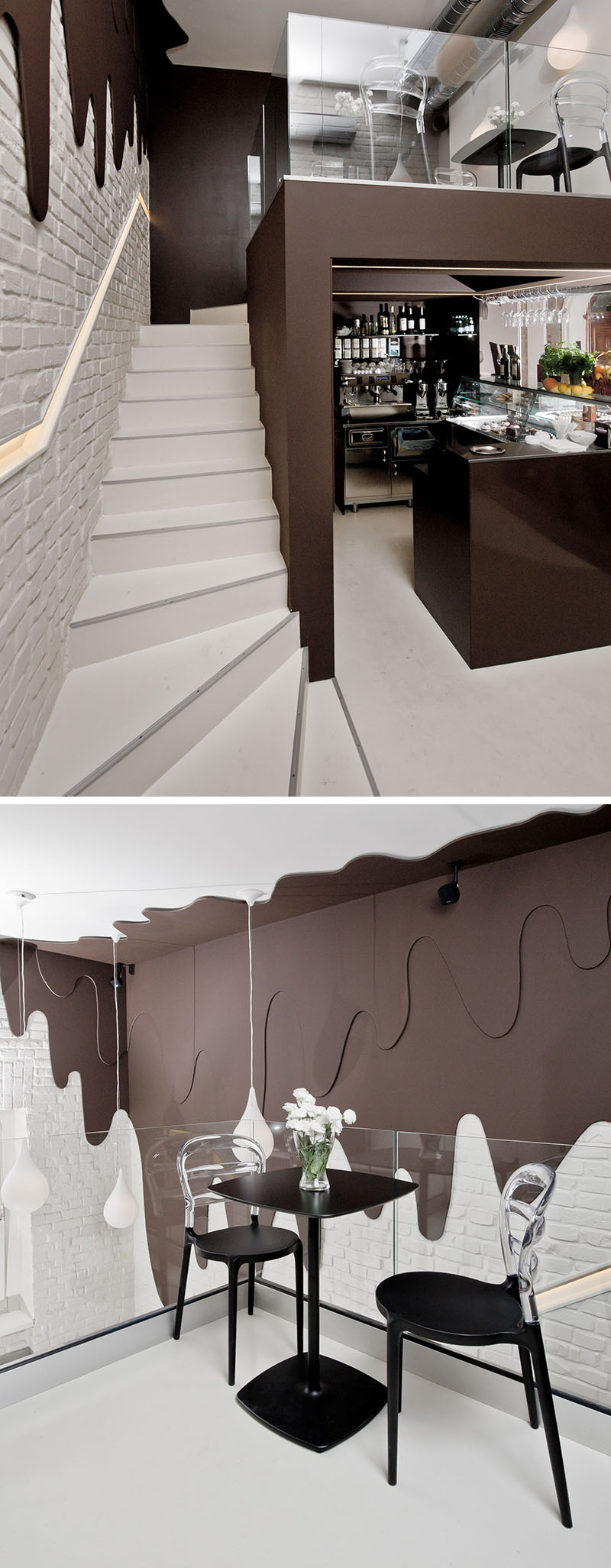 This Chocolate Shop And Cafe Has Walls Of Dripping Chocolate