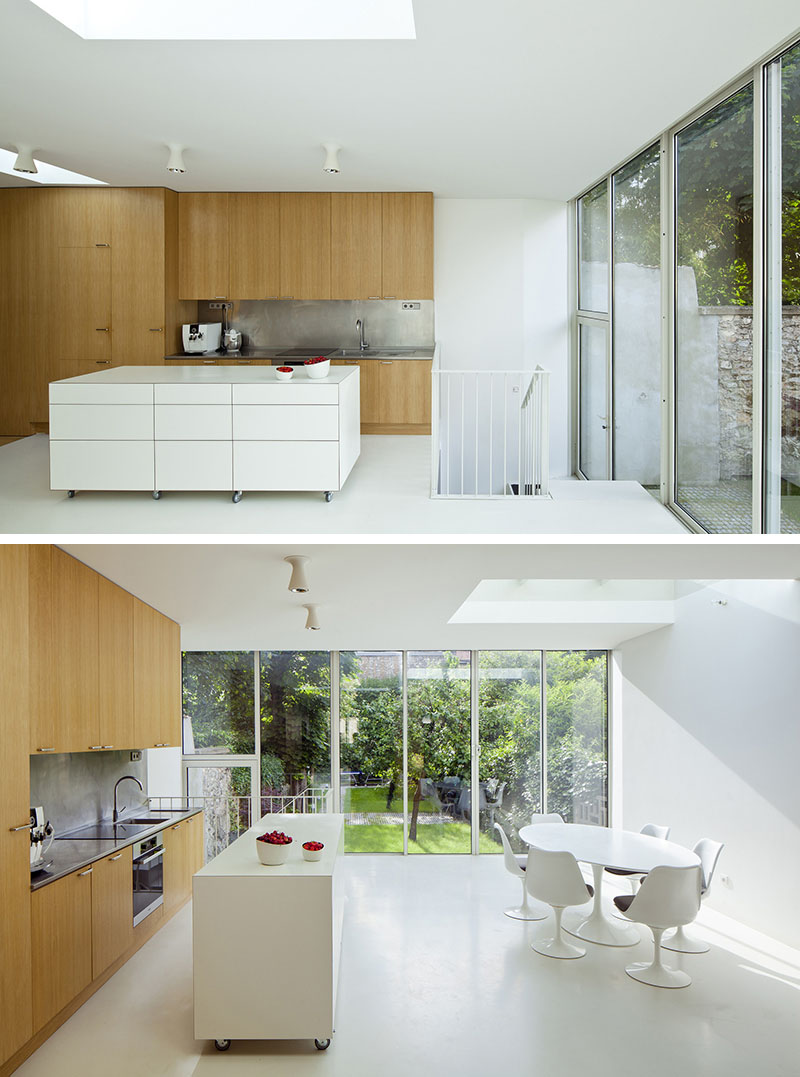 8 Examples Of Kitchens With Movable Islands That Make It Easy To Change ...