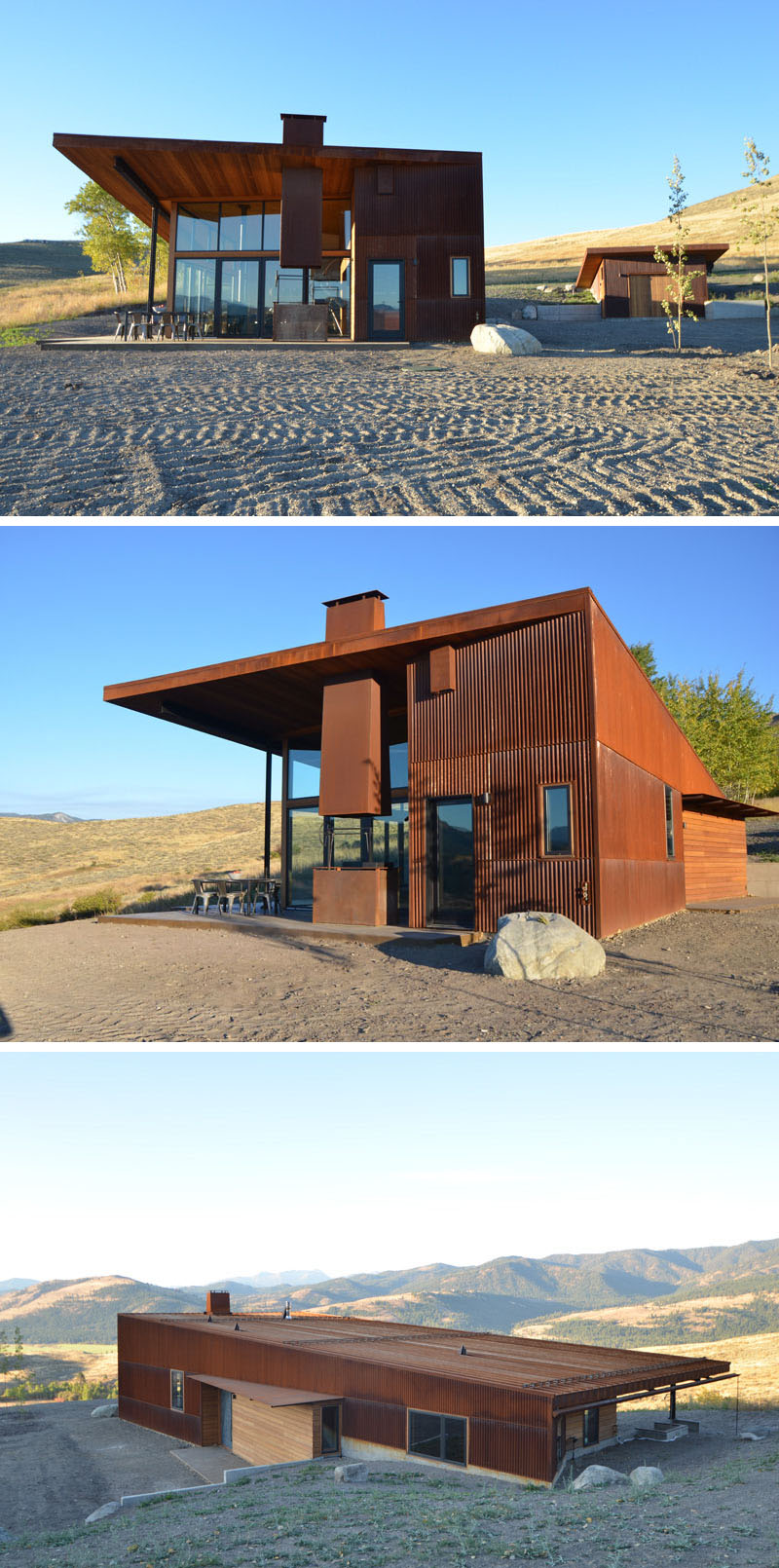 13 Modern Houses That Have Weathering Steel Exteriors