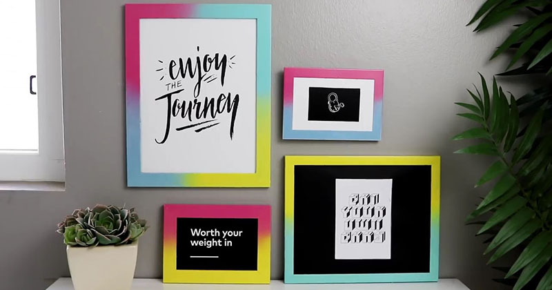Brighten Up Your Decor With This Easy DIY For A Colorful Gradient ...