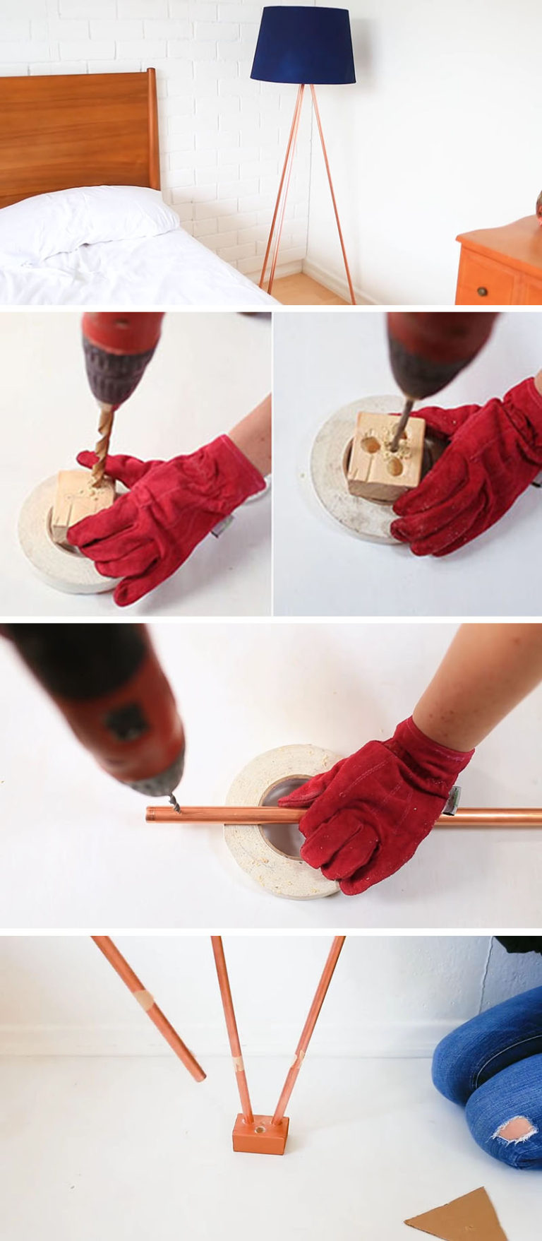 How To Make Copper Lamp