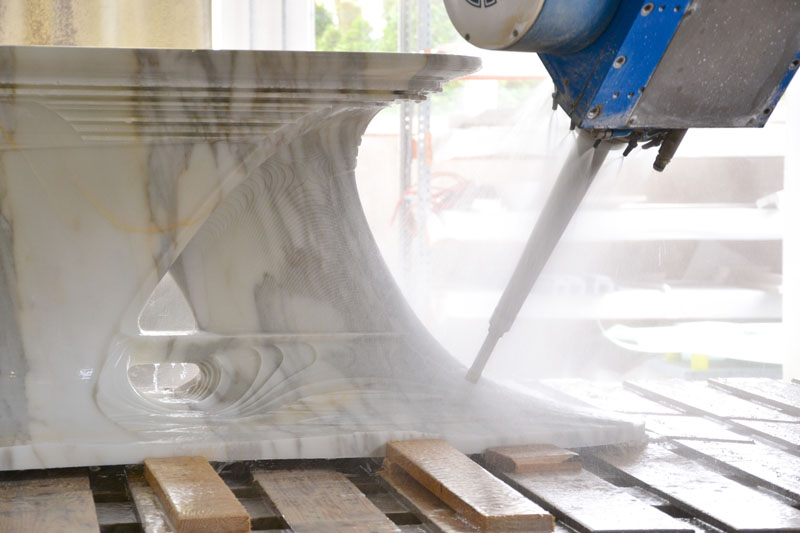 Rainer Mutsch Has Designed A Furniture Collection From Milled Marble