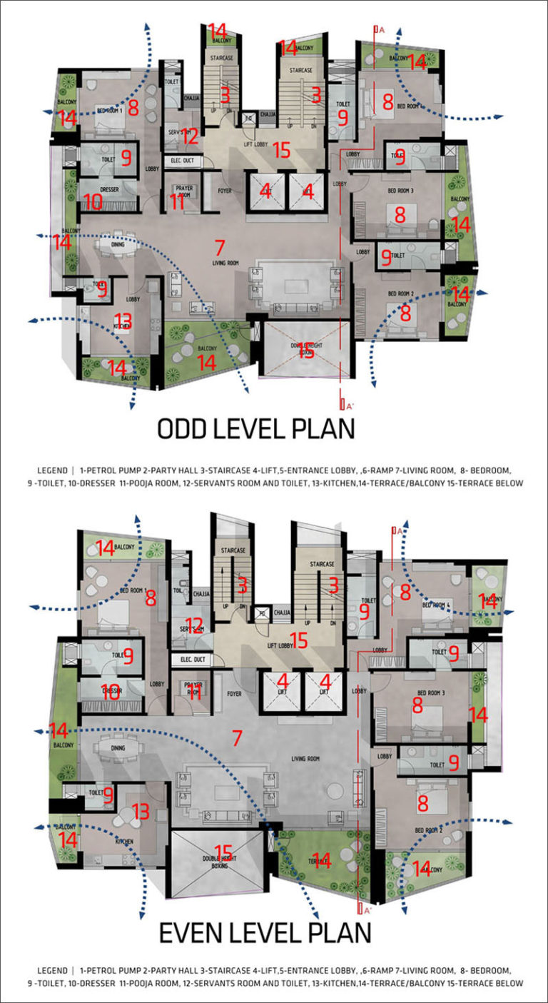 This Building Was Designed With A Jumble Of Uniquely Shaped Outdoor ...