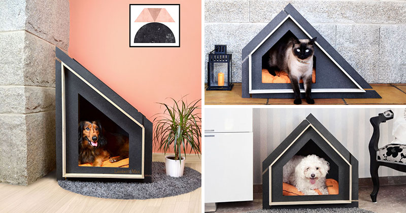 This Collection Of Modern Pet Houses Were Inspired By Swiss Mountains