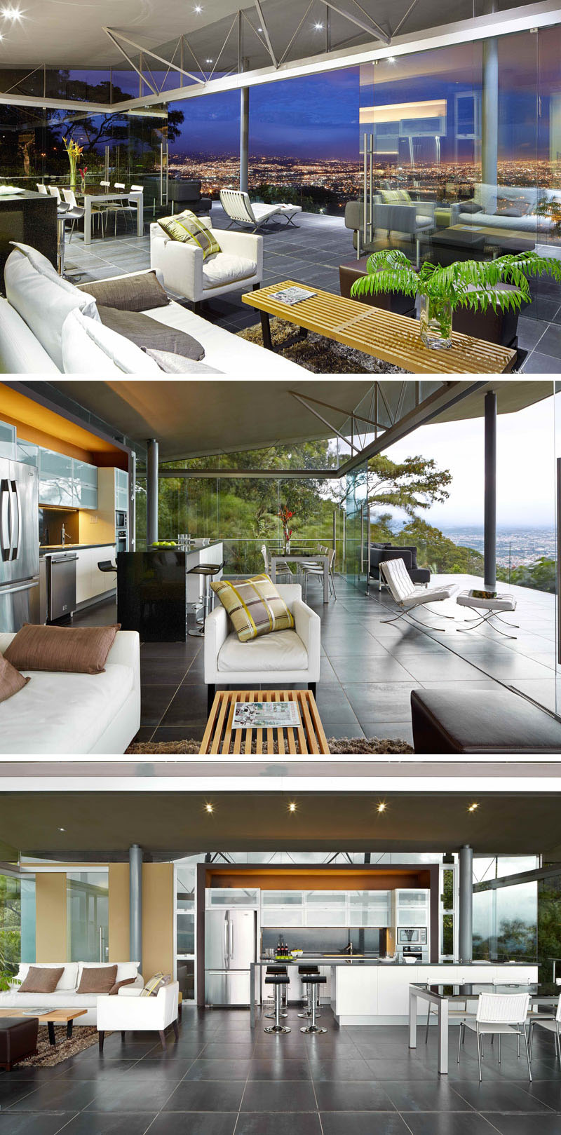 This Room Designed For Entertaining Enjoys Amazing Views Of The City Below