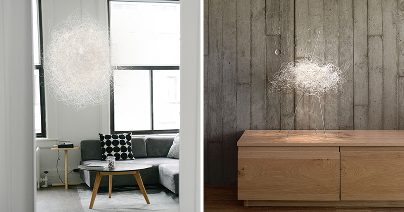 Lights Made Using A Single Stainless Steel Thread