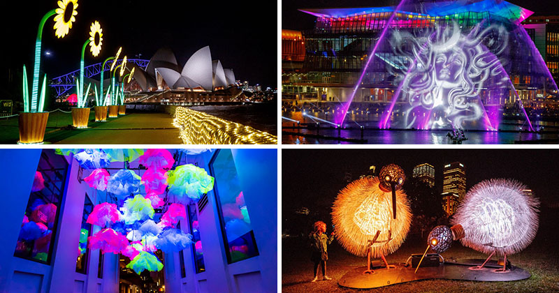VIVID Sydney Lights Up The City With Colorful Installations And Projections