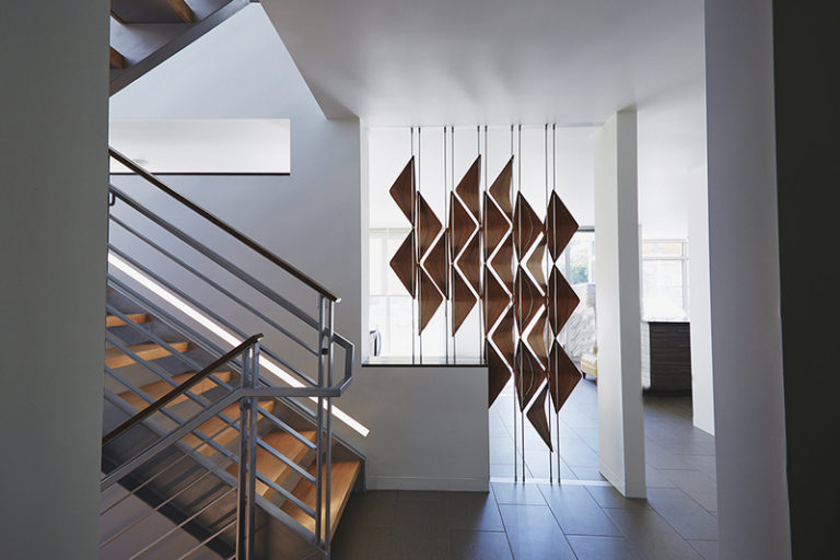 These Walnut Wood Shades Create A Sculptural Look For Windows