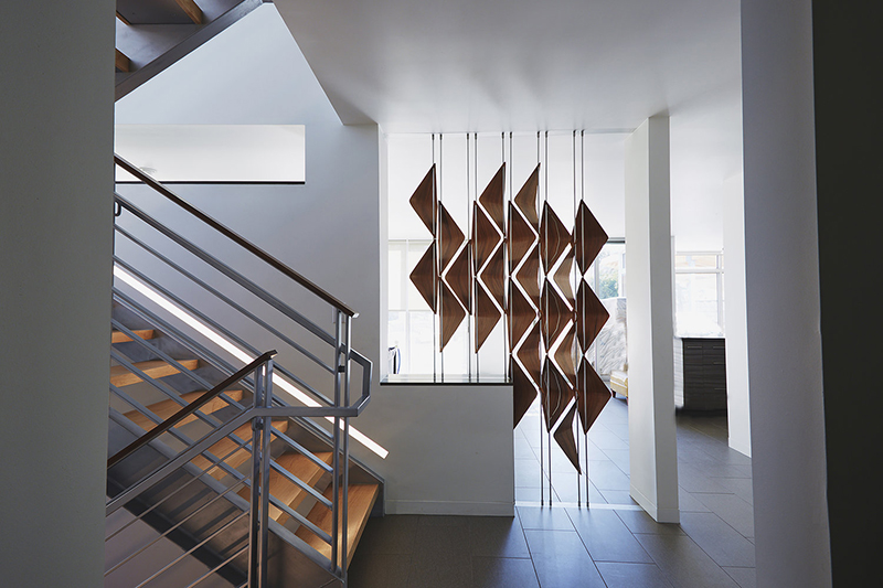 These Walnut Wood Shades Create A Sculptural Look For Windows