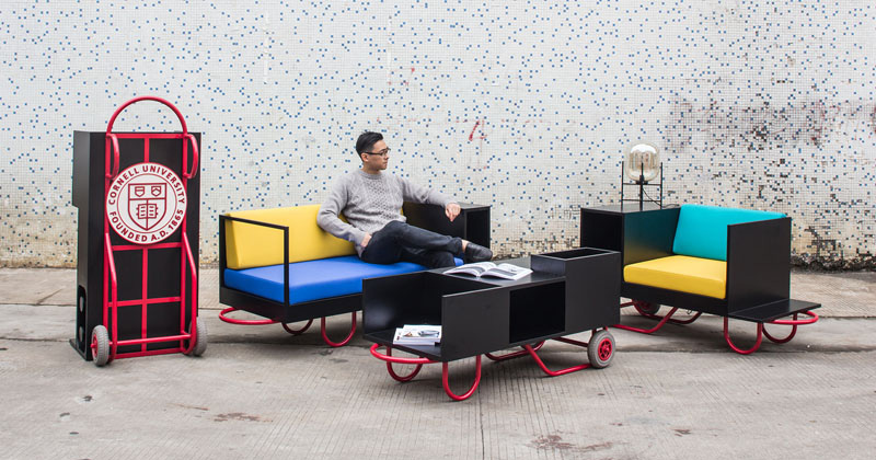 A Collection Of Movable Furniture Has Been Designed For Cornell University