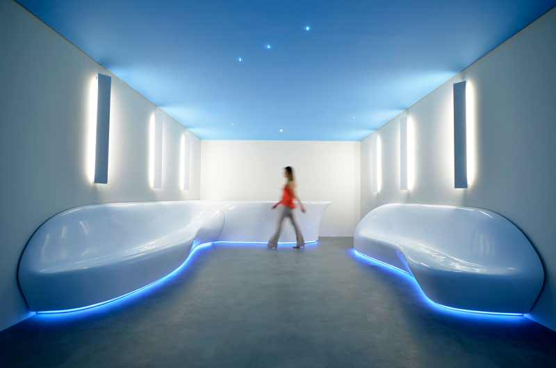 SUBdV Creates Sculptural Seating For An Office Reception Area