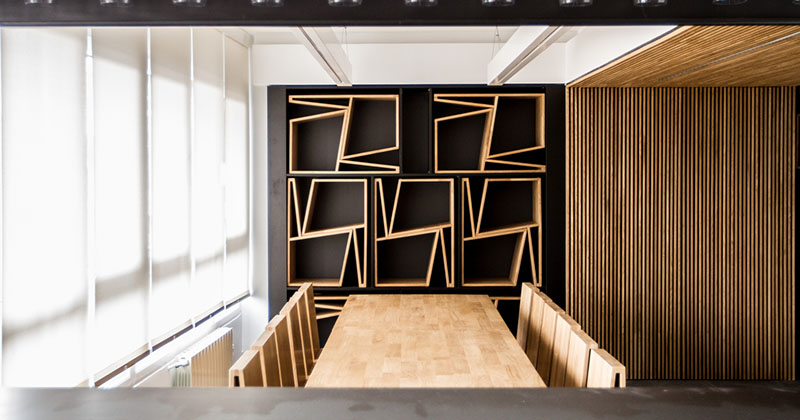 Creative Seat Storage Was Added To Walls In This Room