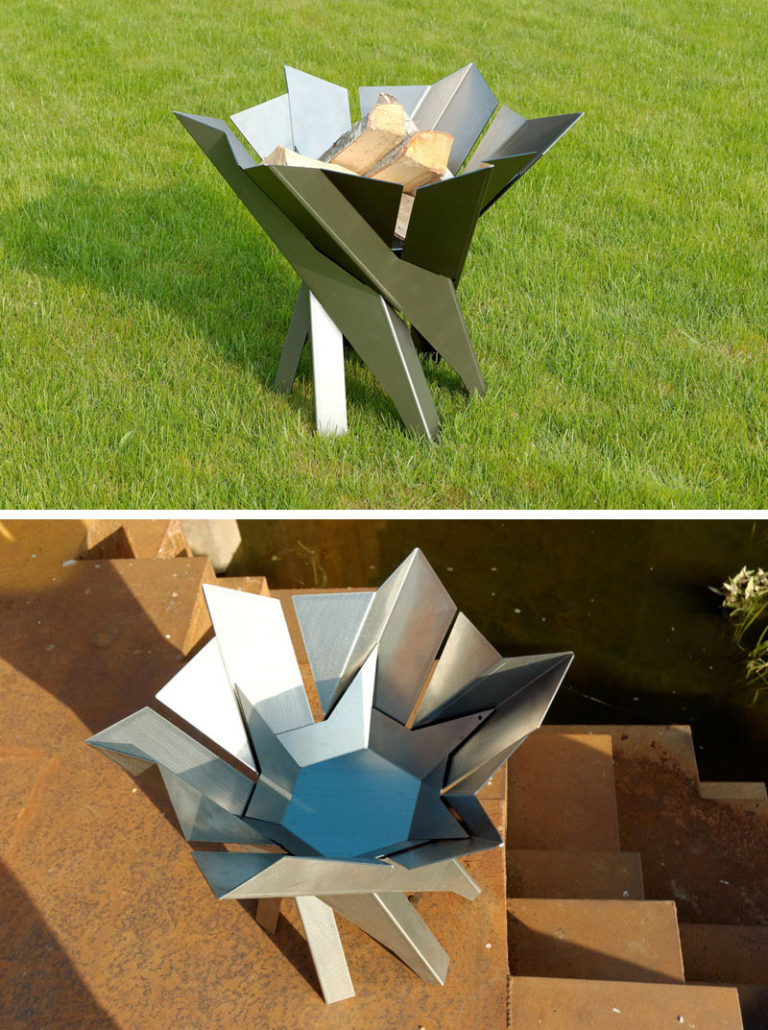 These Outdoor Fire Pits Were Inspired By Nordic Design