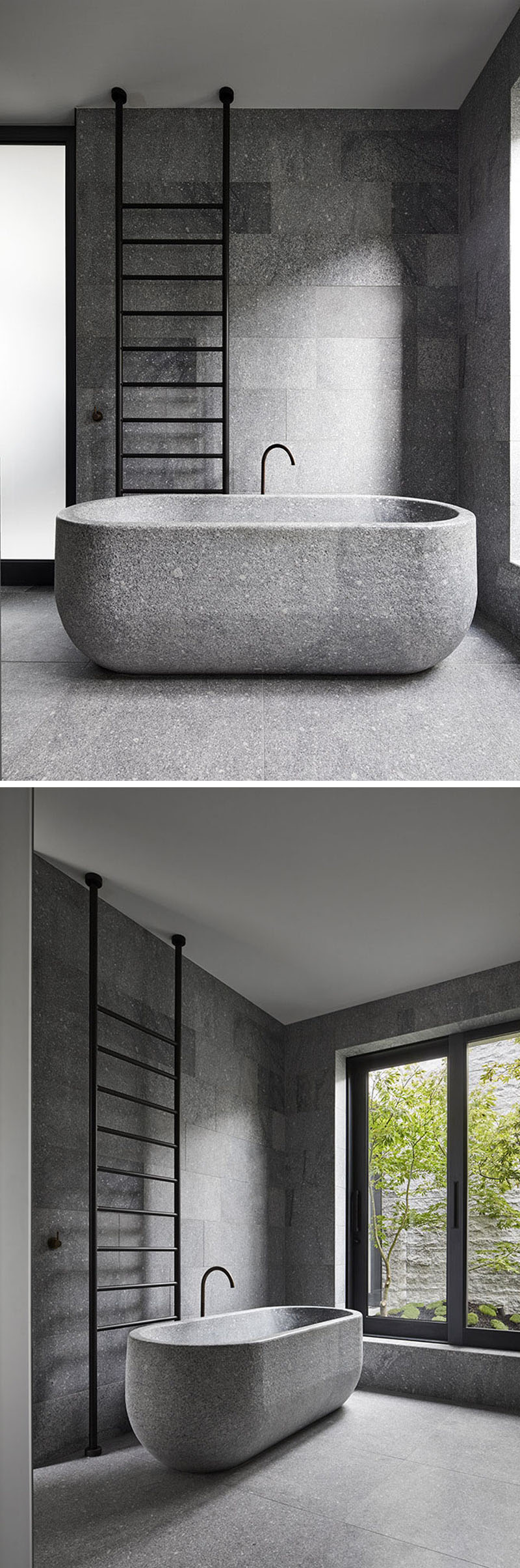 This House Makes Extensive Use Of Granite Throughout Its Design