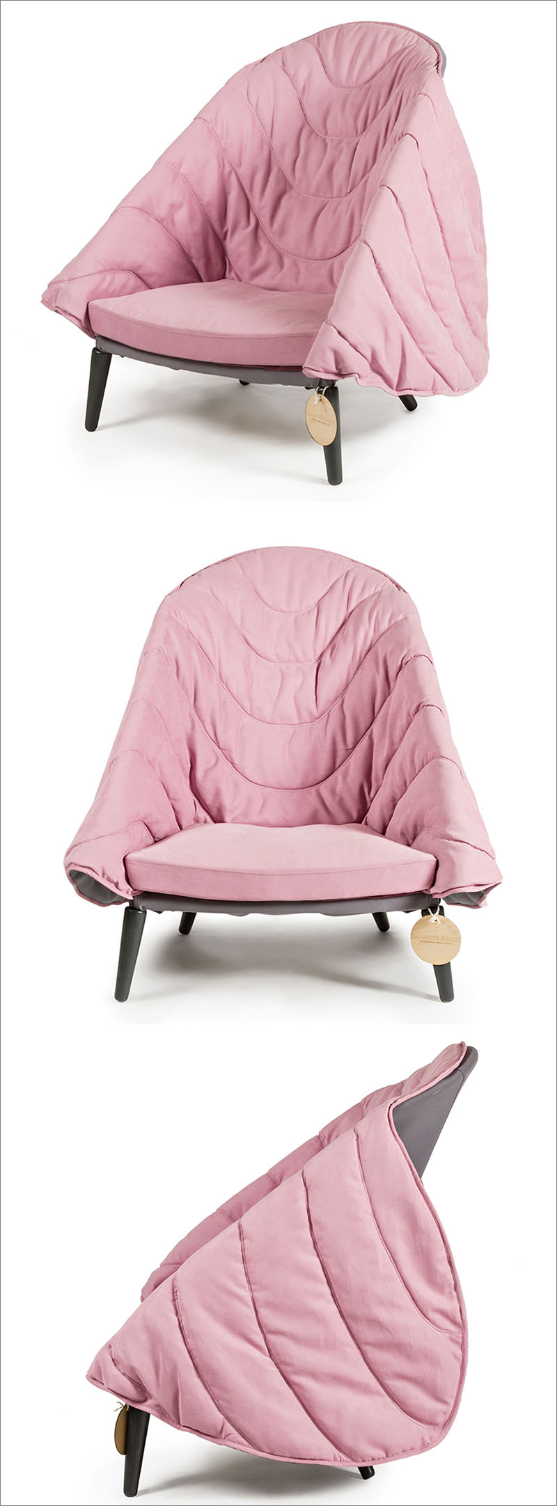 This Chair Allows Its User To Wrap Up And Get Comfortable